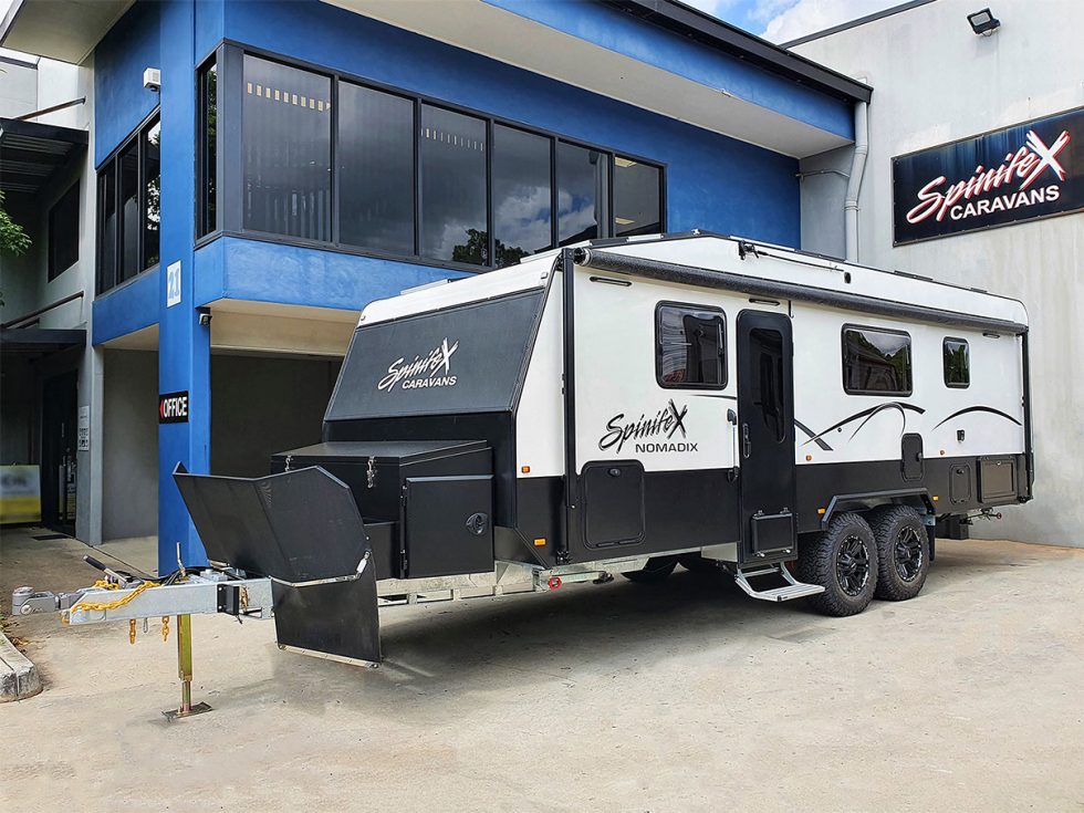 Our new gas-free caravan with a 48V battery system - Spinifex Caravans